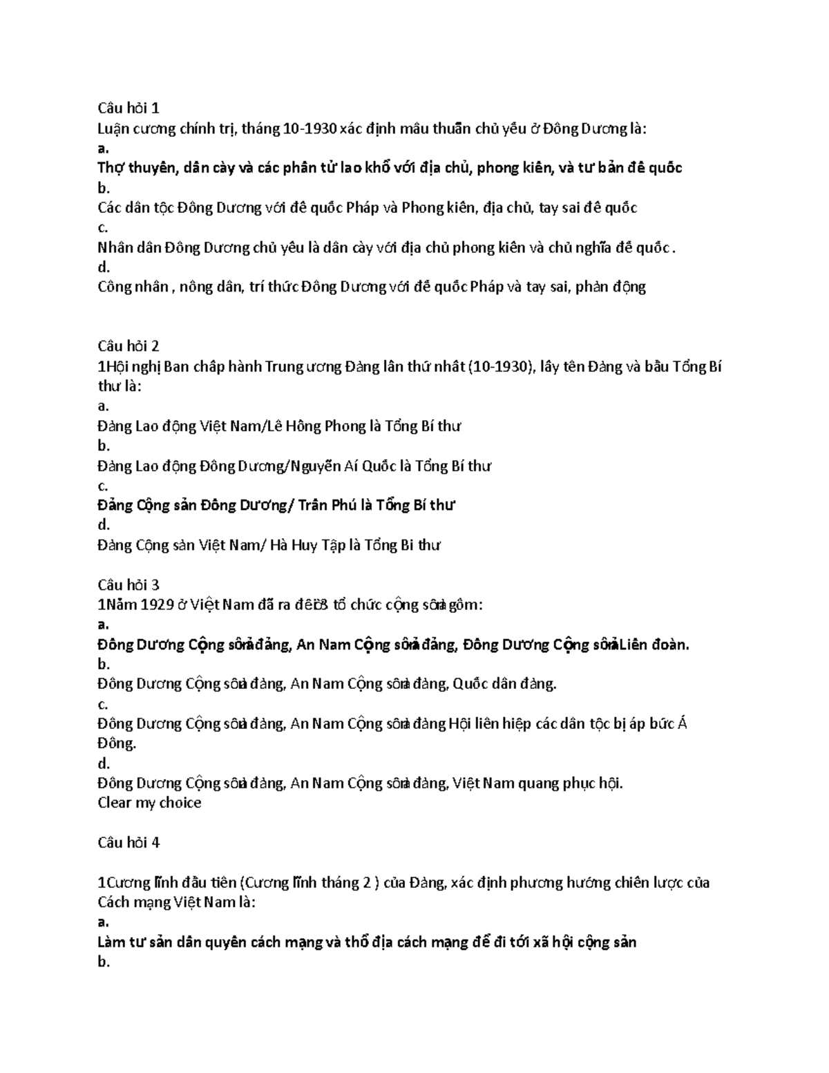 Eo em s hshxy nsusuw nh 637 - Câu h i 1ỏ Lu n c ng chính tr , tháng 10-1930 xác đ nh mâu thuâẫn ...
