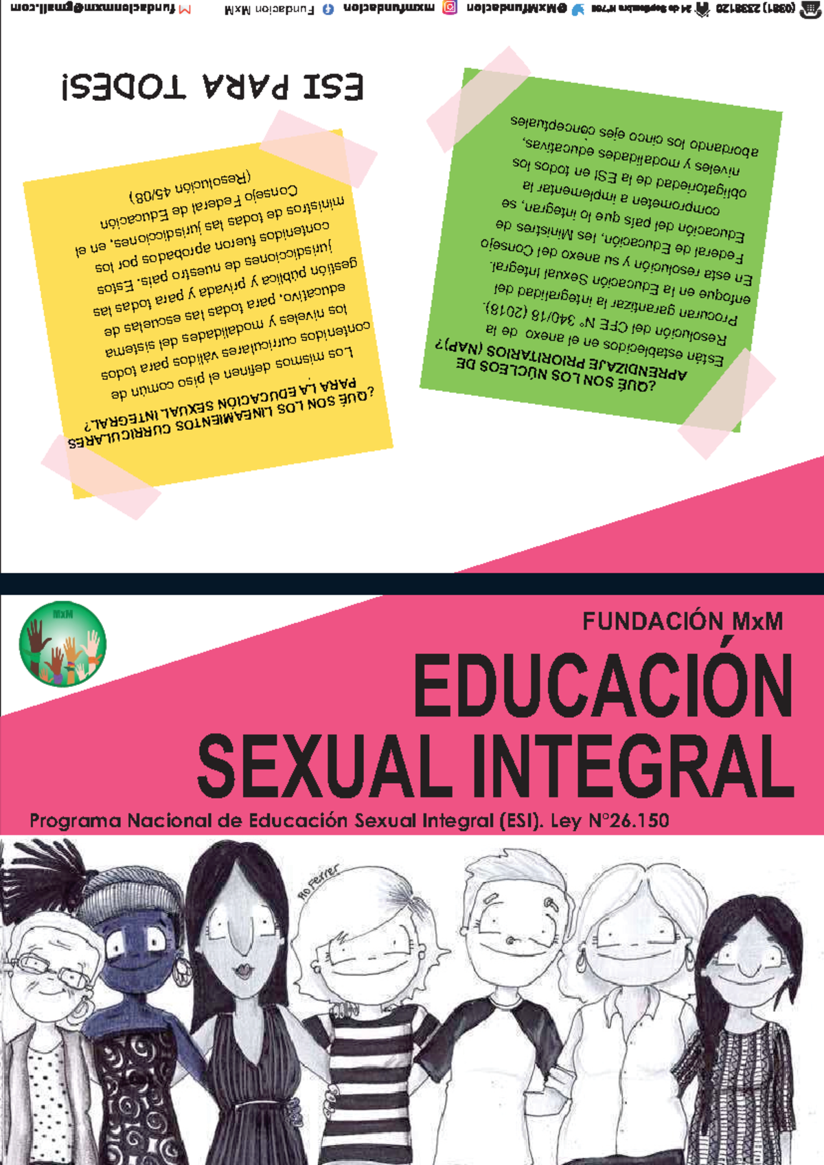 Folleto Educación Sexual Integral EducaciÓn Sexual Integral Programa 4006