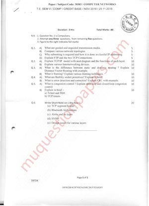 TE-Comps SEM5 CN MAY17 - Computer Engineering - MU - Studocu