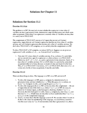 Introduction to Automata Theory Languages and Computation Solutions - C8 - Solutions for Chapter ...