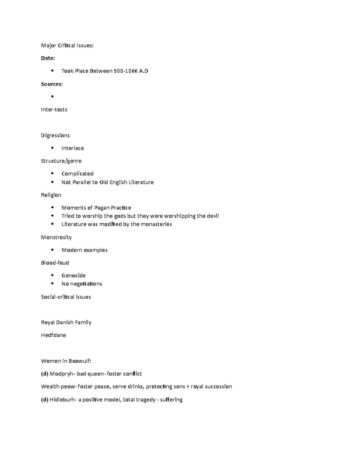 Beowulf - Thug Notes Summary And Analysis