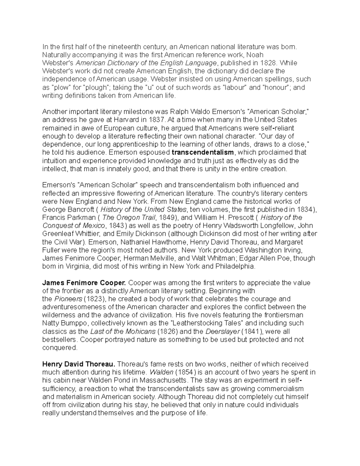 331 - Introduction To The Humanities notes - In the first half of the ...
