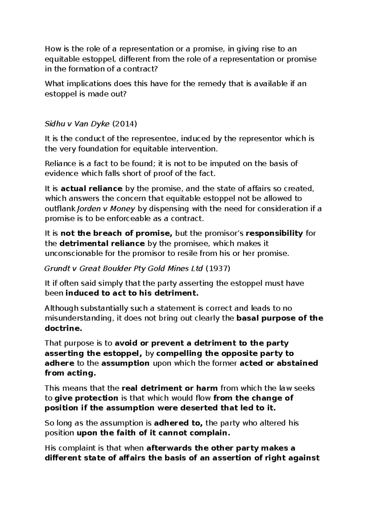 Assignment 1 research - How is the role of a representation or a ...