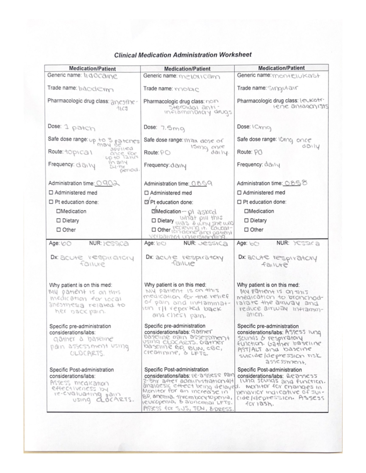 Drug cards for medications treating COPD - Clinical Medication ...