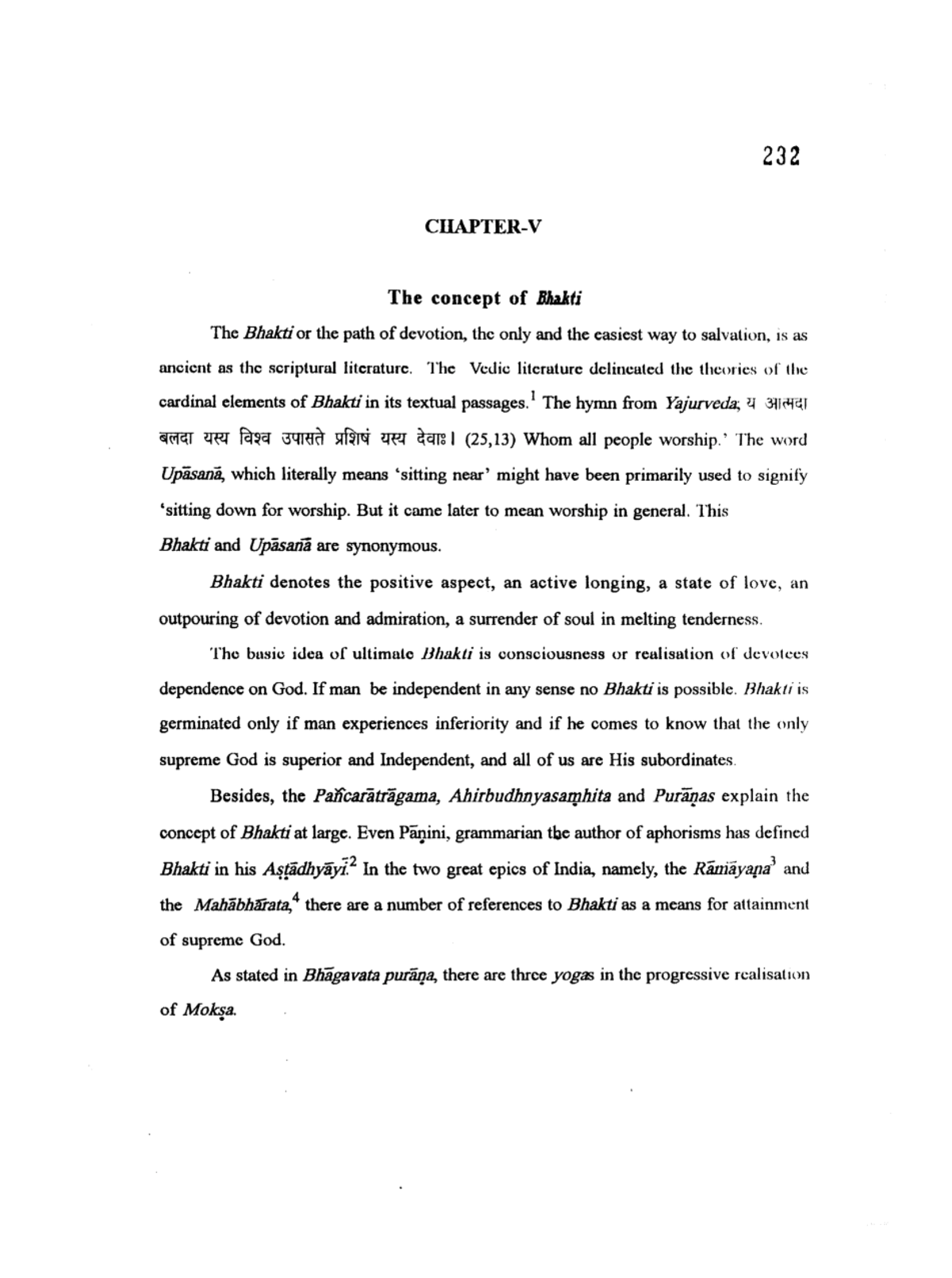 Bhakti - notes - CHAPTER-V The concept of Bhakti The Bhaktior the path ...