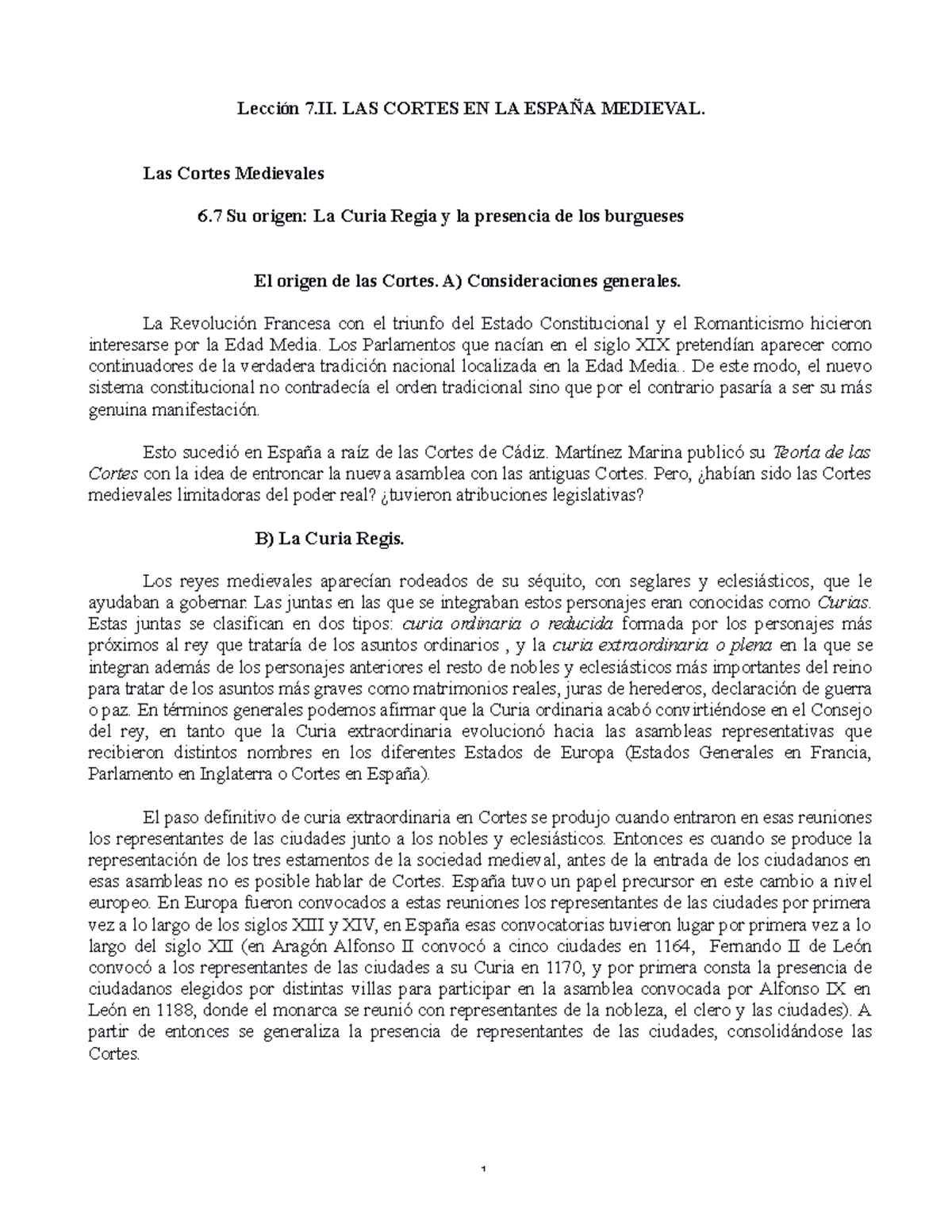 Tema 7 Cortes gradodos - Apuntes de Historia de España UCLM (Cuenca ...