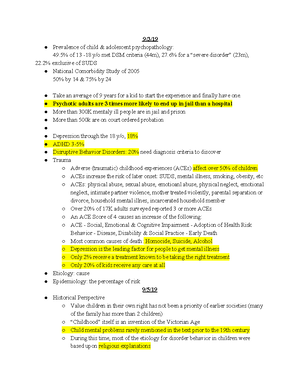 CAMS syllabus - 1 Child and Adolescent Psychopathology (CAMS-UA 101 ...