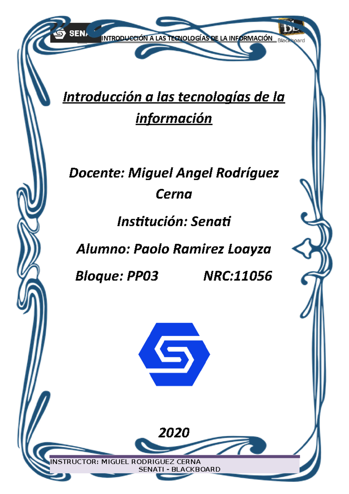 Tarea Modulo 1 Python - Introducción a las tecnologías de la ...