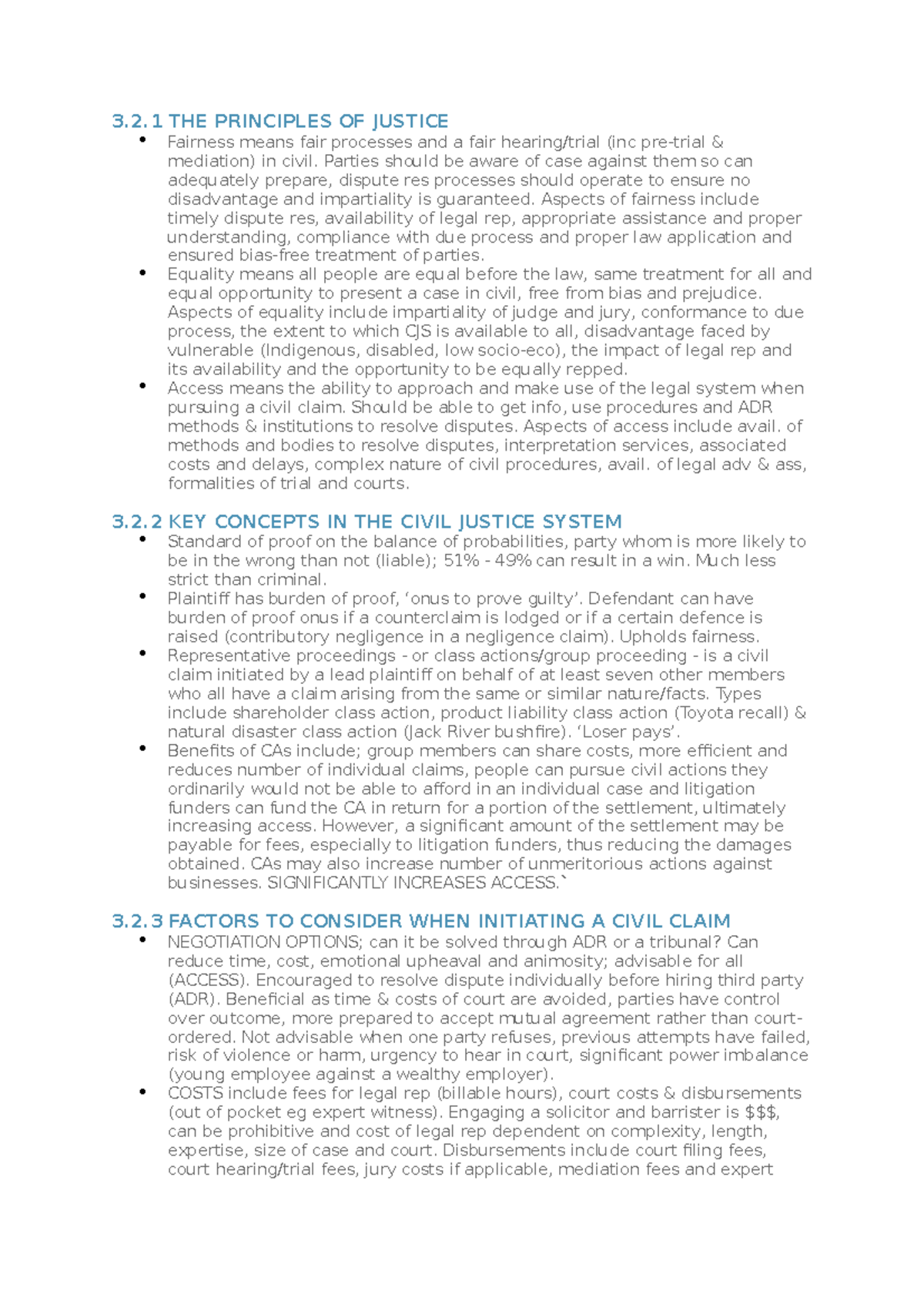 Week 4-6 - weekly content - 3.2 THE PRINCIPLES OF JUSTICE Fairness ...