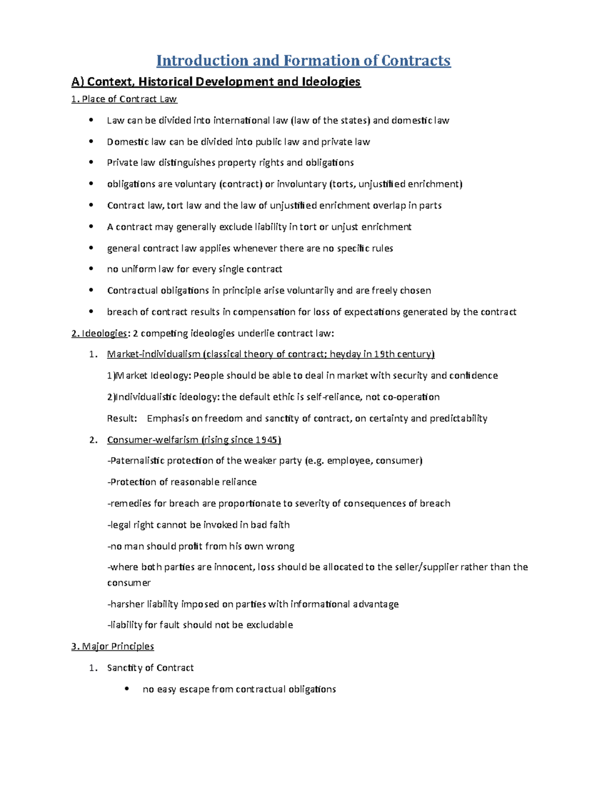 1.Introduction and Formation of Contracts - Place of Contract Law Law ...