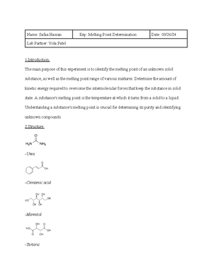 Fisher Esterification Lab Report - Preparation of isopentylacetate ...