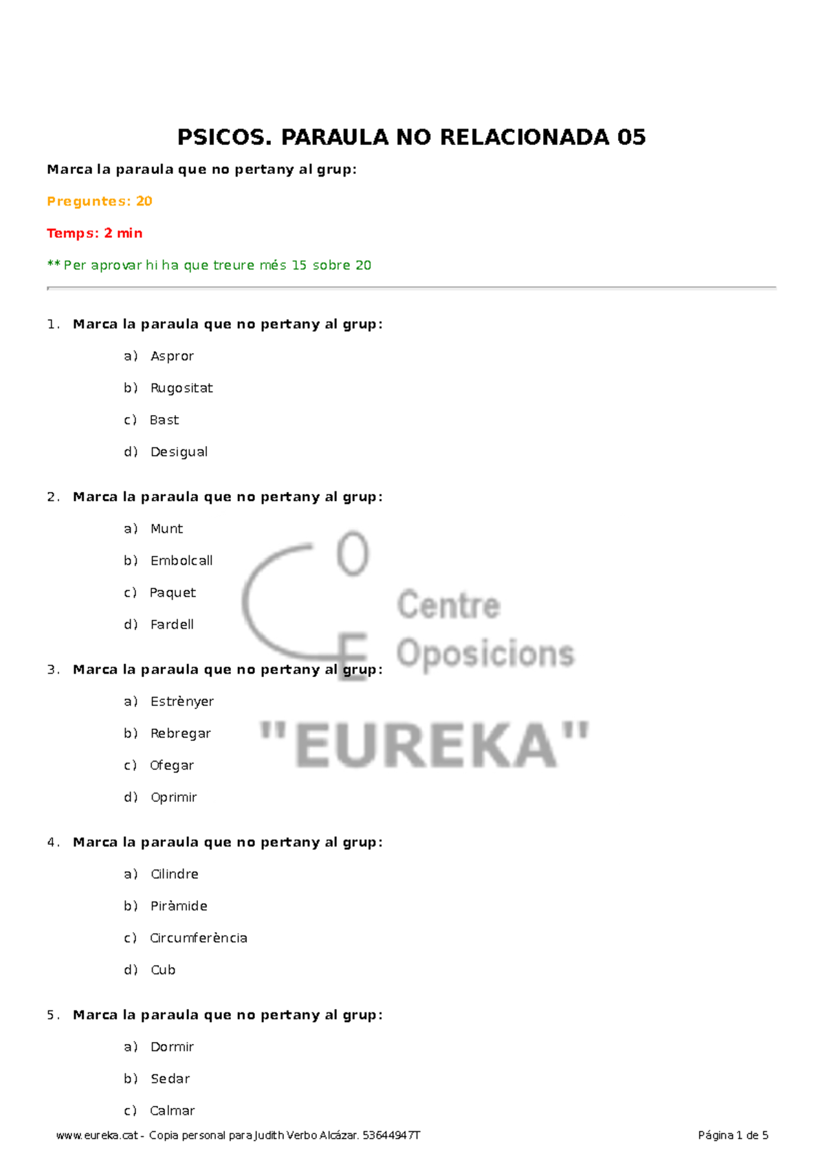 11589 - Actividad - 1. A) B) C) D) 2. A) B) C) D) 3. A) B) C) D) 4. A