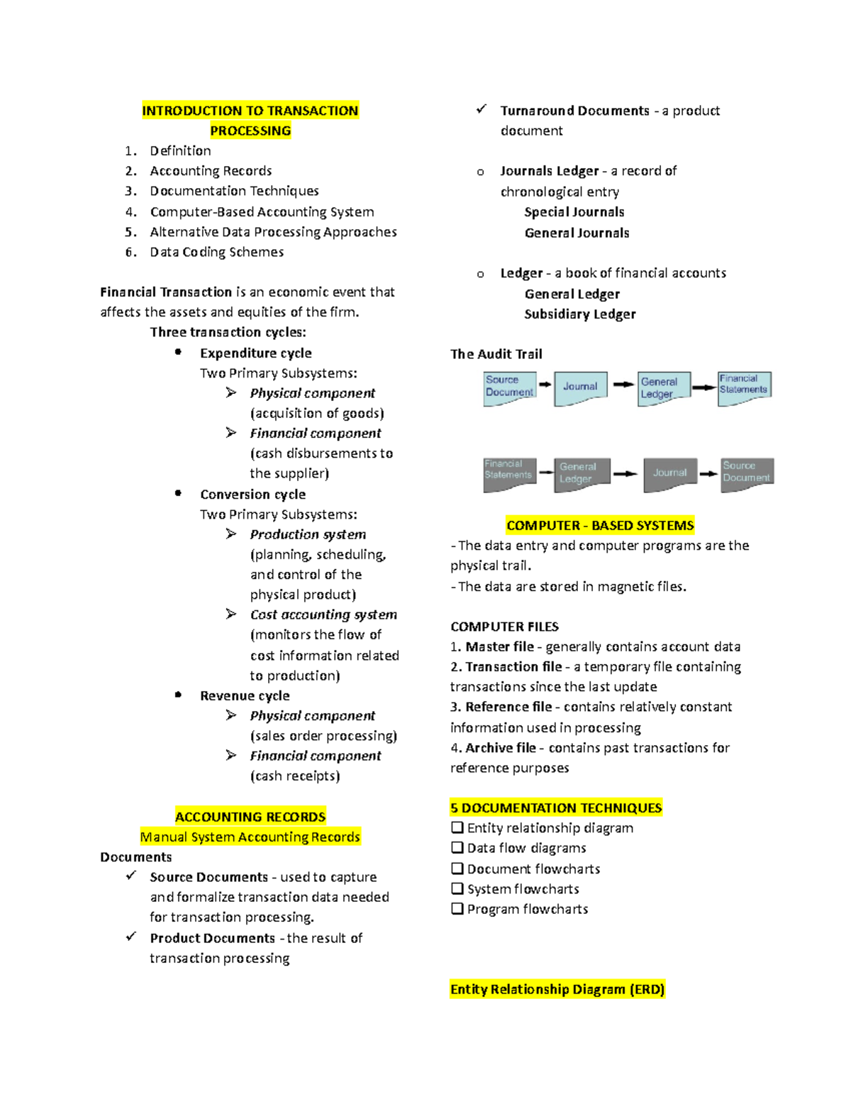 Introduction TO Transaction Processing - reviewer - INTRODUCTION TO ...