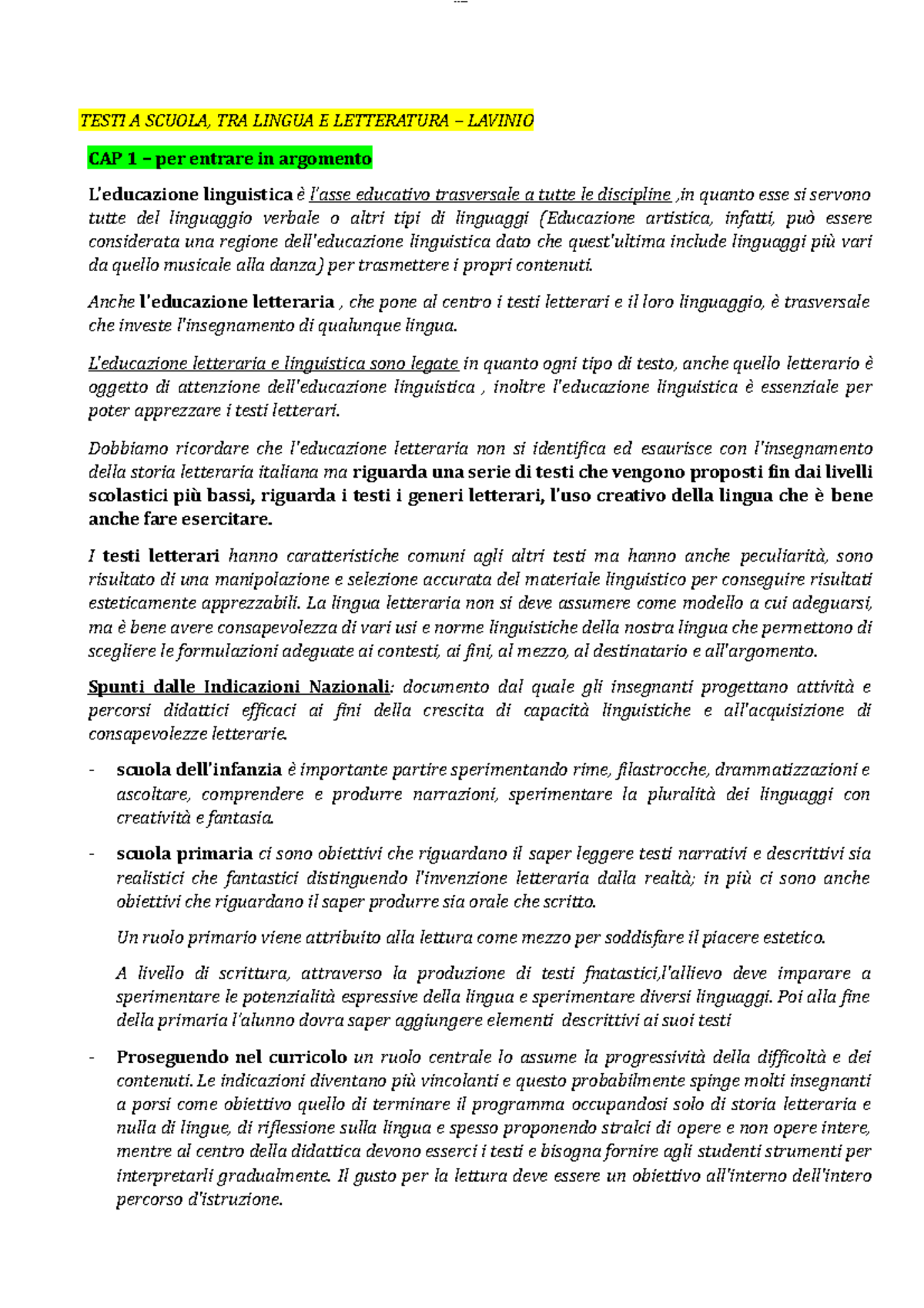 Lavinio - testi-a-scuola-tra-lingua-e-letteratura - TESTI A SCUOLA, TRA ...