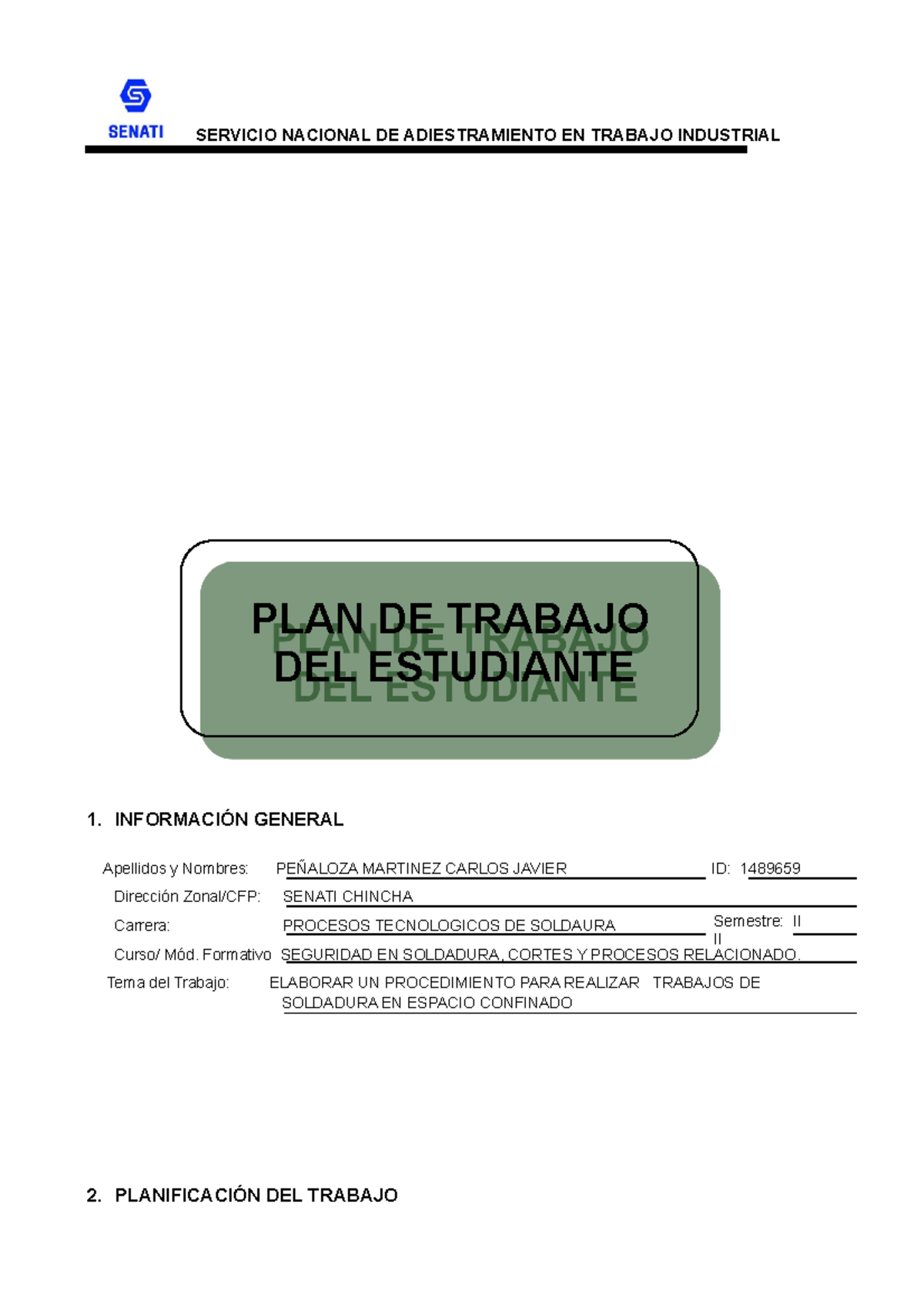 Formatoalumnotrabajofinal rtyyyu - 1. INFORMACIÓN GENERAL Apellidos y ...