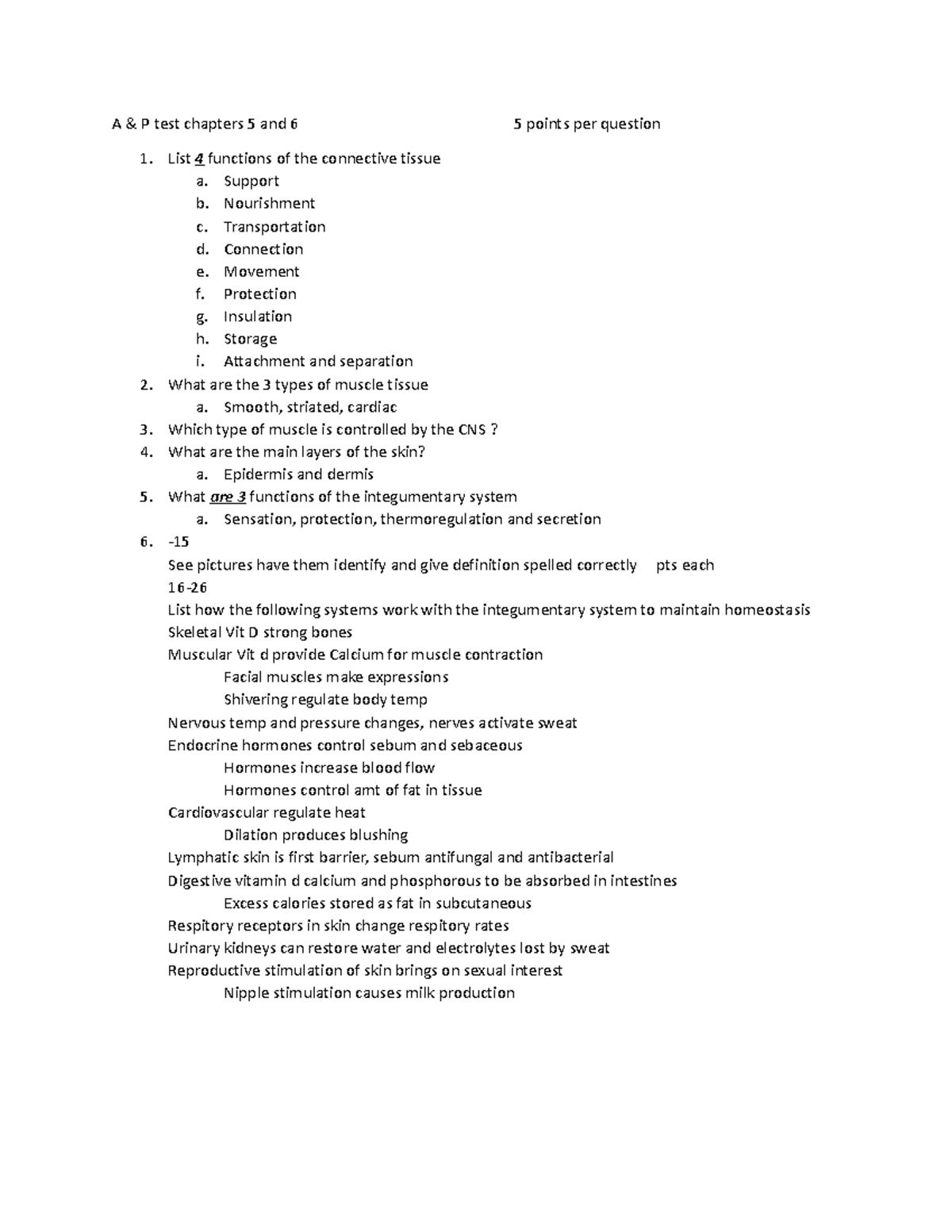 Ch 5 And 6 Test Anatomy Review A P Test Chapters 5 And 6 5 Points ch-5-and-6-test-anatomy-review-a-p-test-chapters-5-and-6-5-points