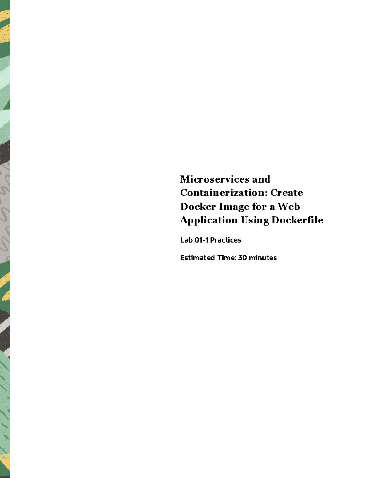 S1106012 Gc11 Ag Lab01 Oracle Cloud Infrastructure Labs Microservices And Containerization