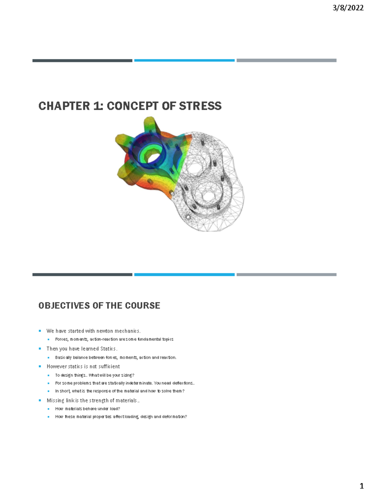 Chapter 1 fkfk. fk kkfff - Mechanics of Materials - METU - Studocu