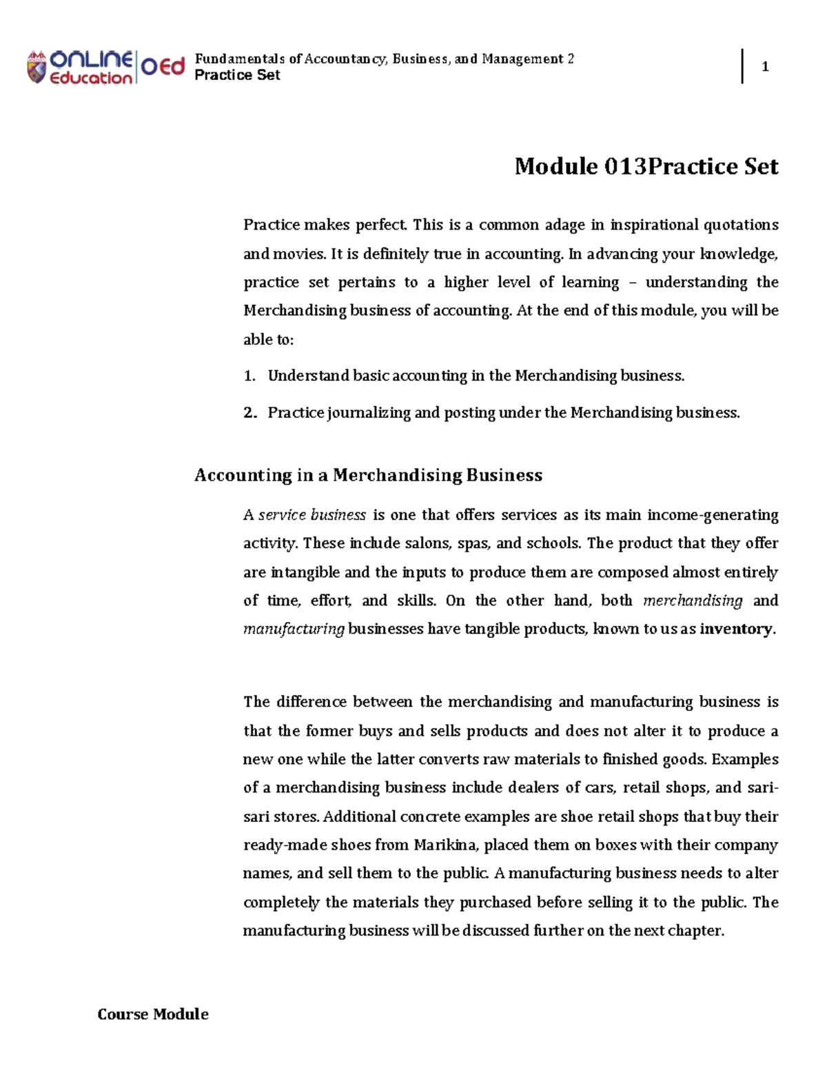 Week 017 - Practice Set - hello this is justa note but im sure this ...