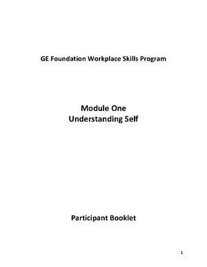 GE 1 Unit 1 Chapter 1 Lesson 2 3 - GE 1 – UNDERSTANDING THE SELF UNIT 1 – THE SELF FROM VARIOUS ...