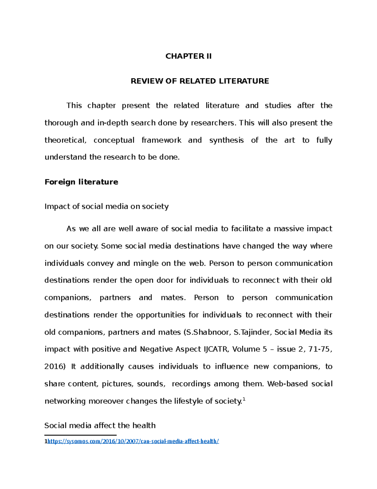 Rrl - asds - CHAPTER II REVIEW OF RELATED LITERATURE This chapter ...