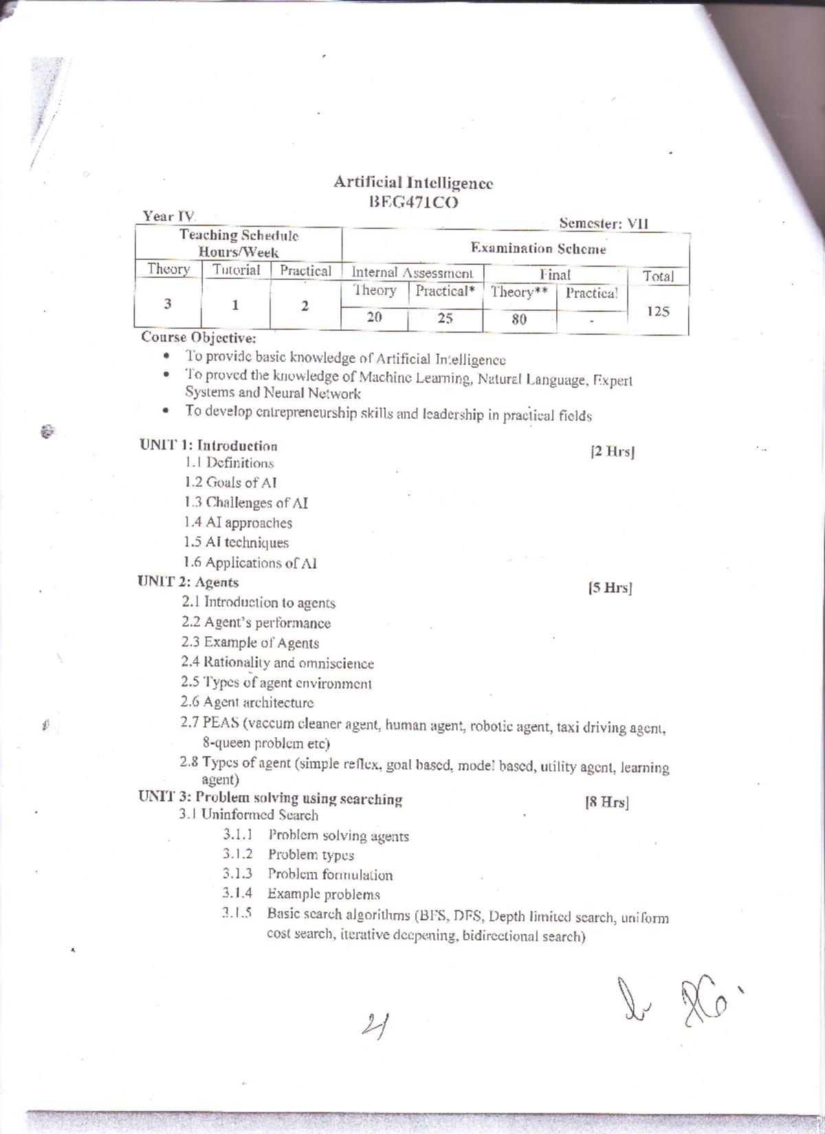 Seventh sem syllabus purbanchal university - Computer Engineering - Studocu