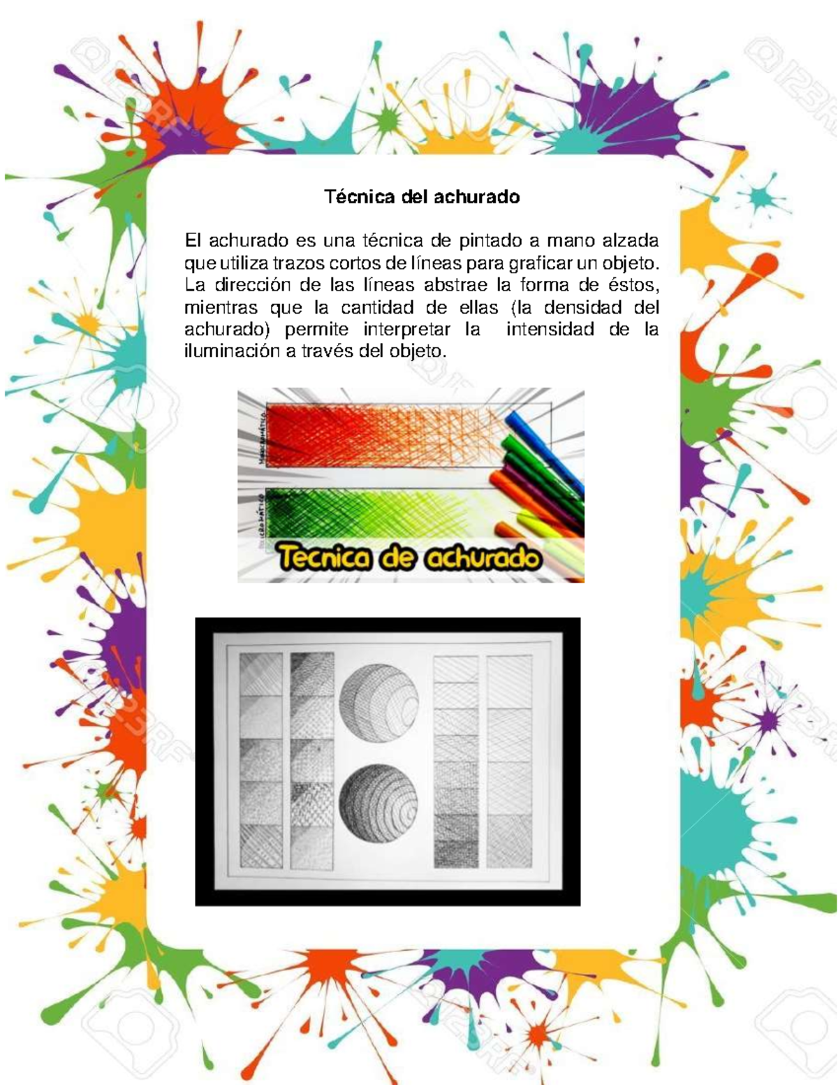 TECNICA DE ACHURADO - Mátematicas - Studocu