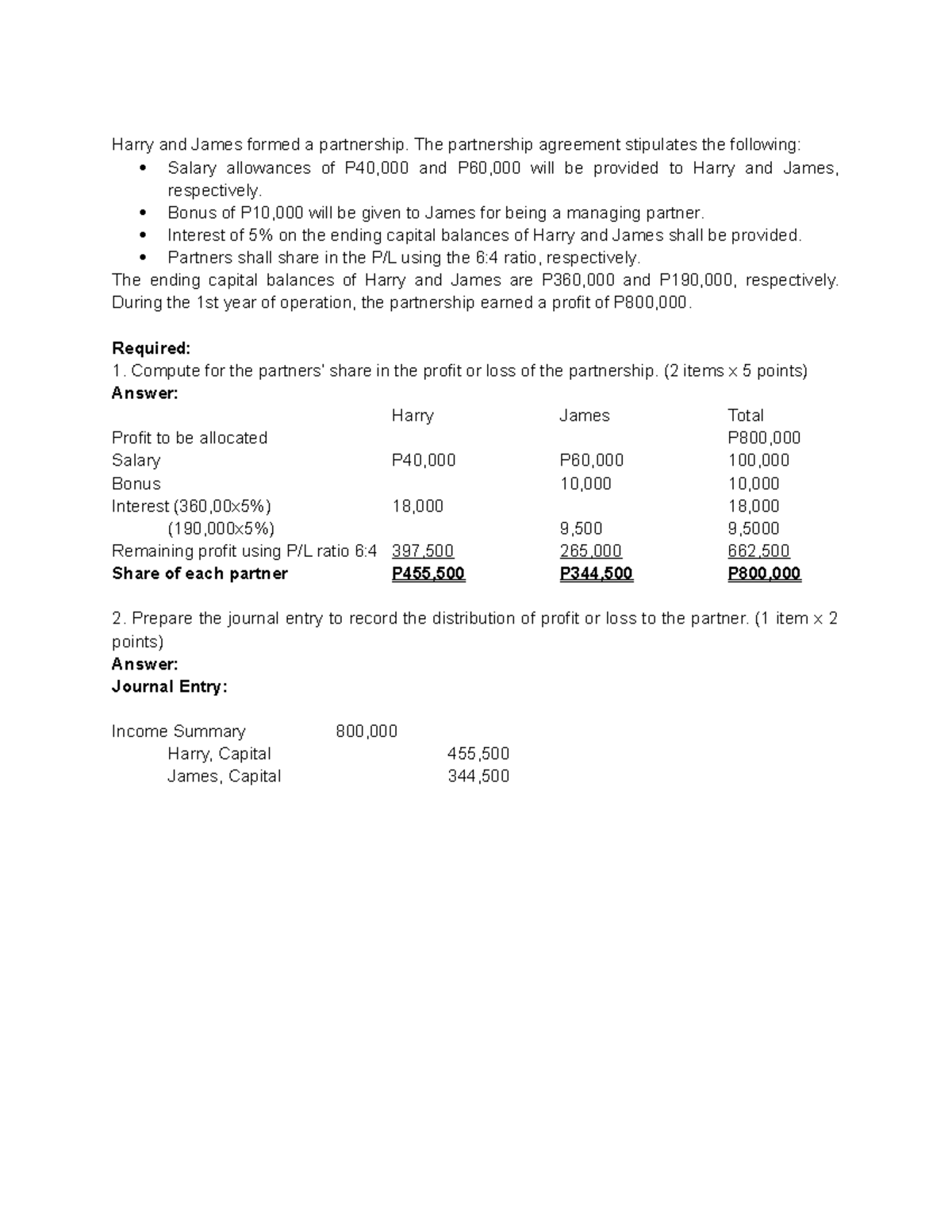 02 Activity 1 - Partnership Operation and Dissolution - Accounting for ...