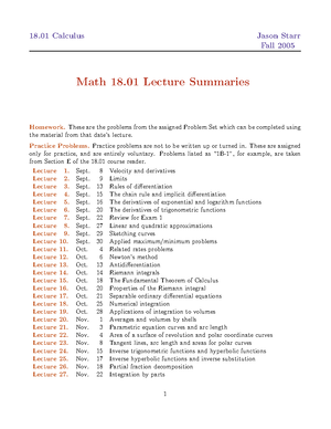 Calculus 1 Homework 9 TR Sec 3-7 and 4-1 - Calculus 1 (MATH-UA-121 ...