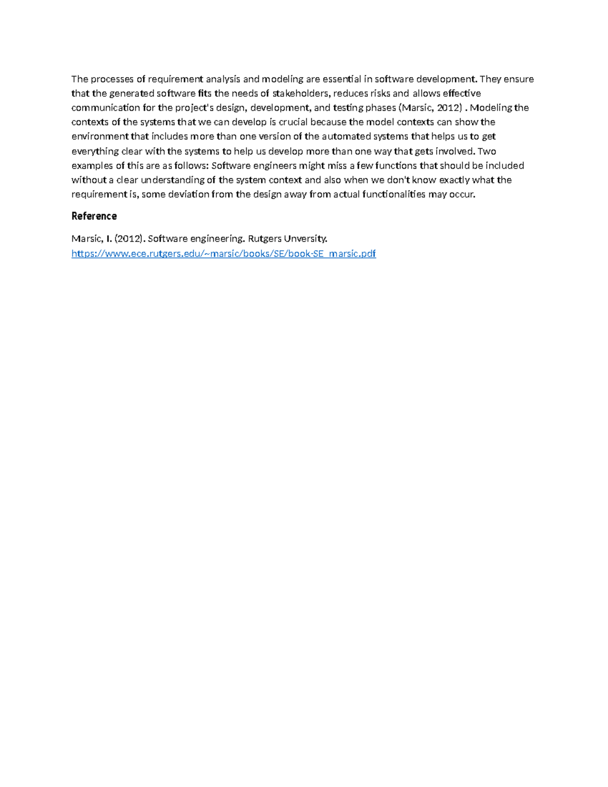 DF unit 4 - Programming assignment - The processes of requirement ...