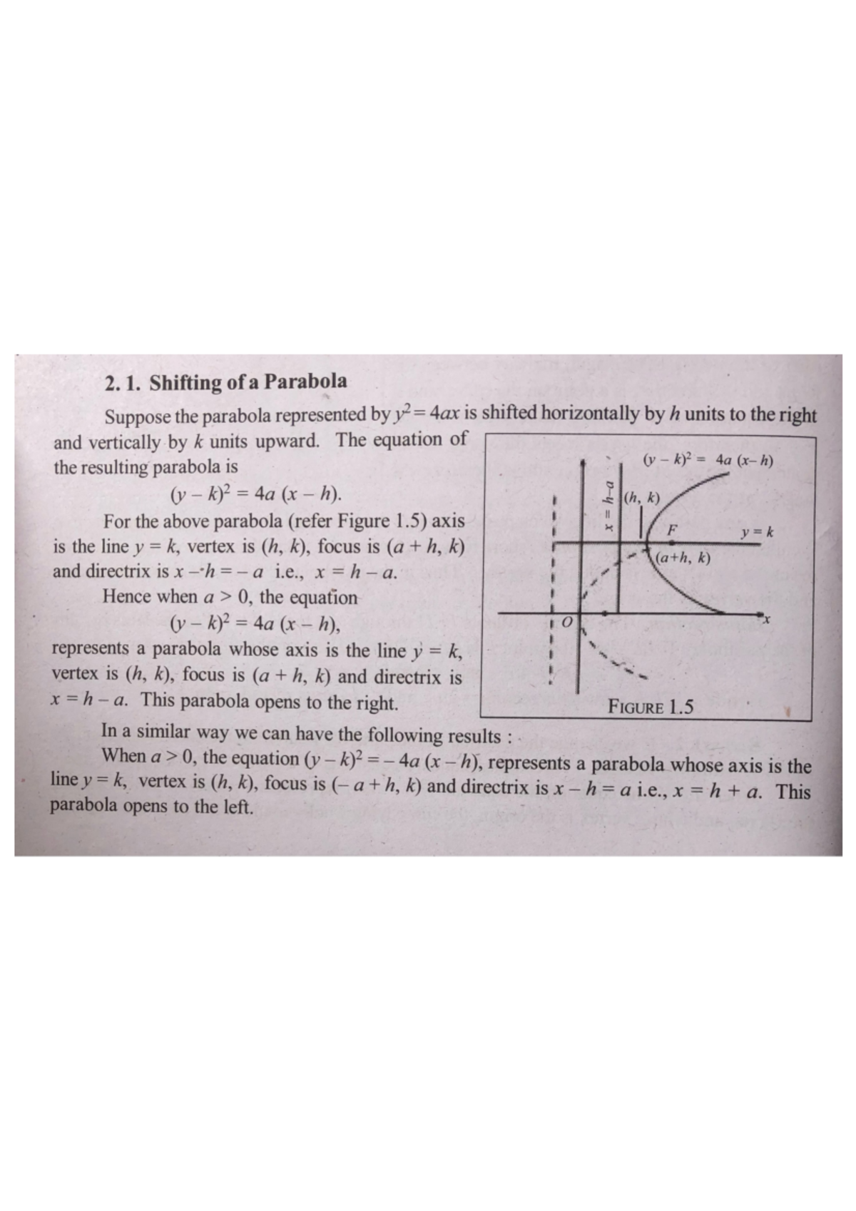 New File 4 - Shifting of a parabola - Bsc maths - Studocu