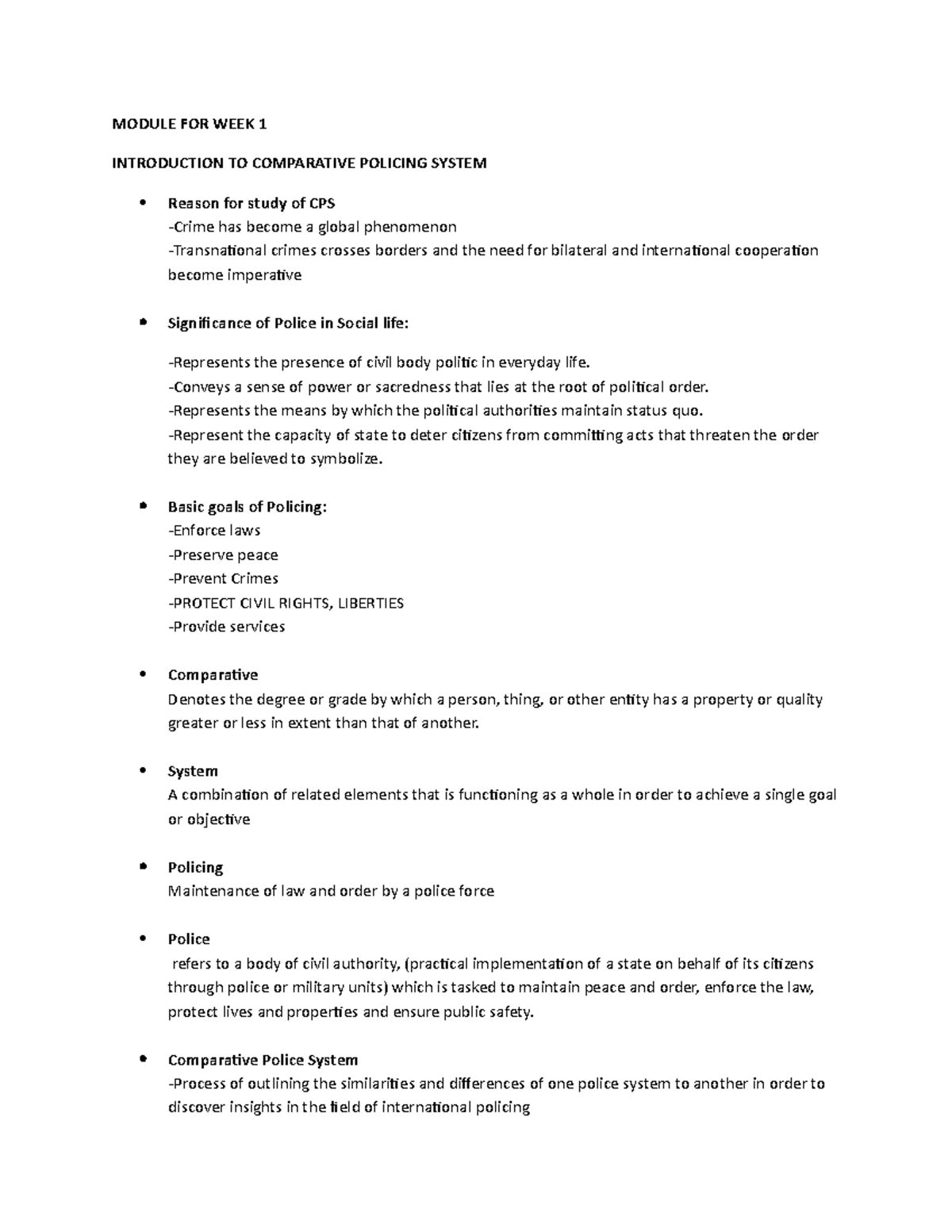 Module FOR WEEK 1 - LEA 2 - MODULE FOR WEEK 1 INTRODUCTION TO ...