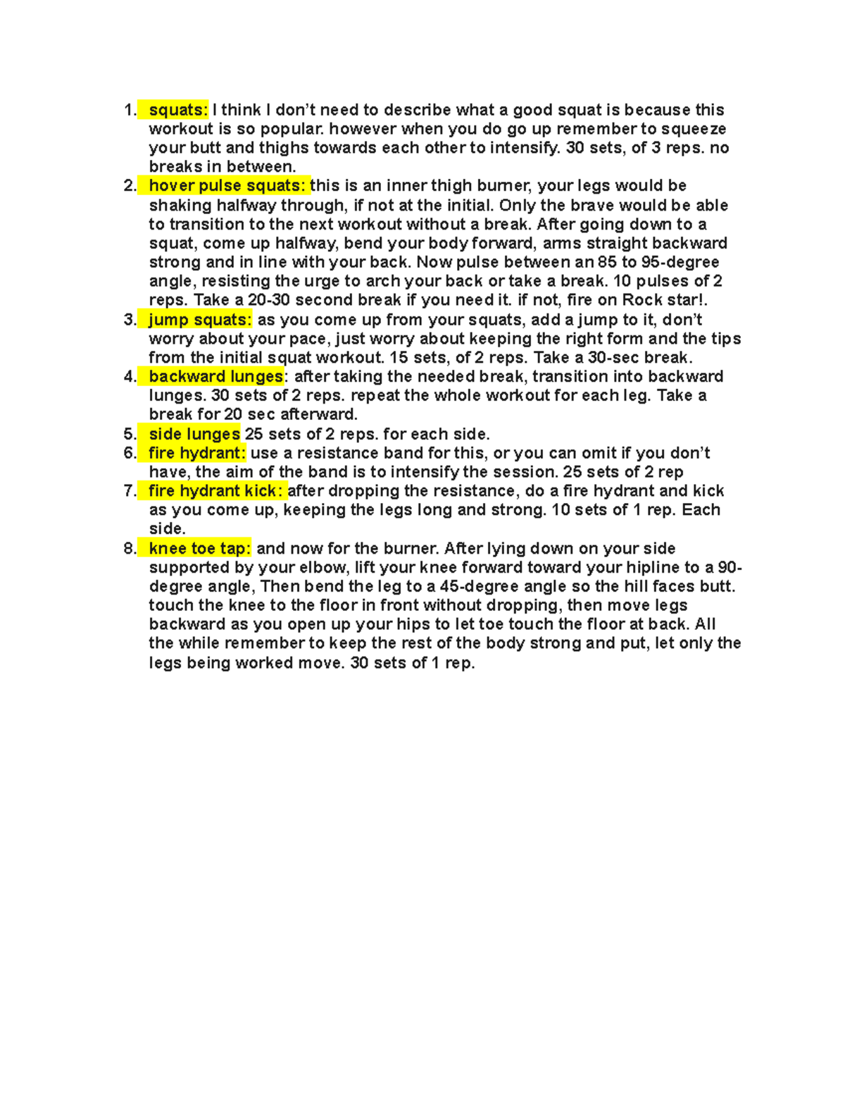 S-line body shape - about beauty. - squats: I think I don’t need to ...