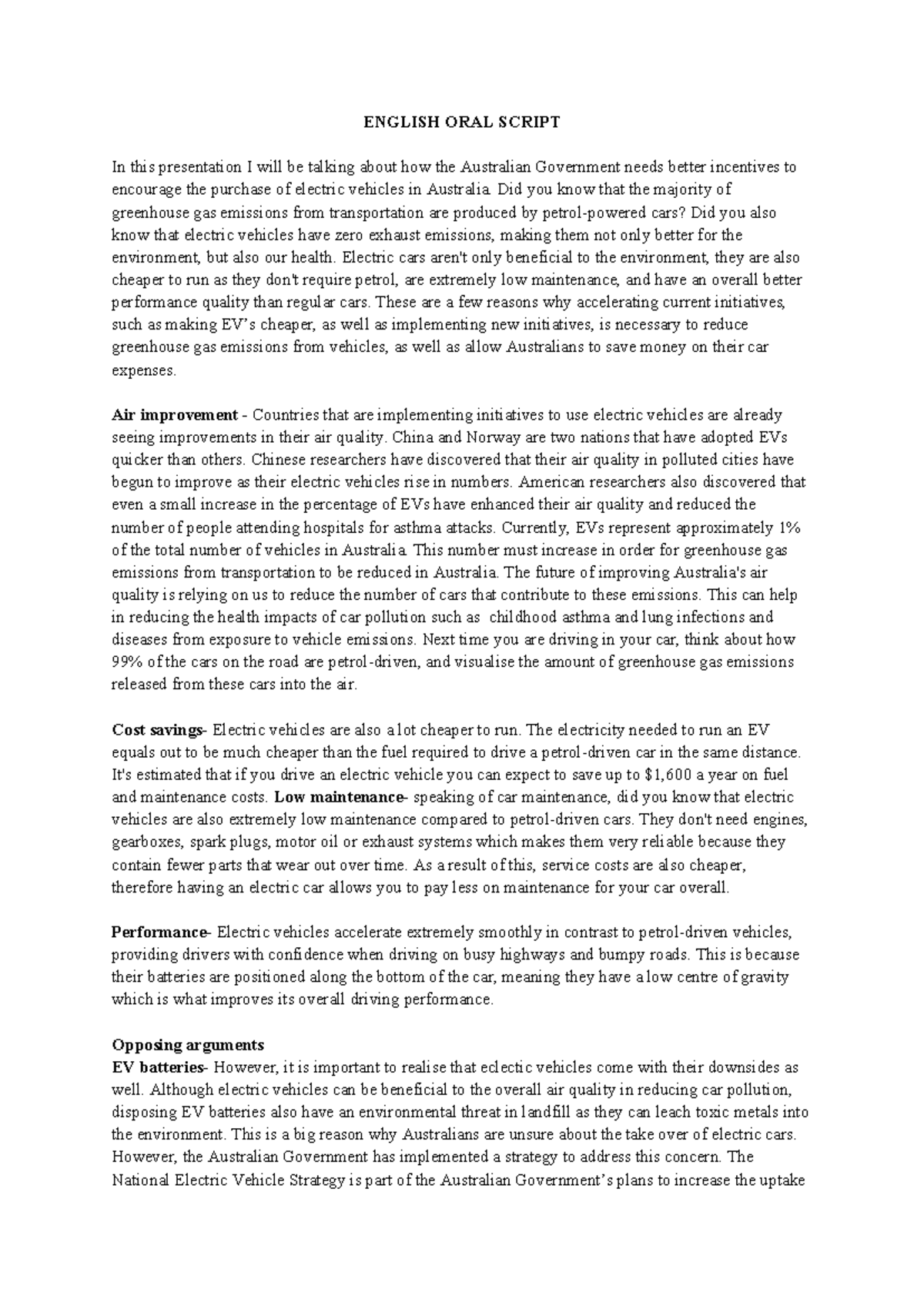 English oral script- olivia abela - ENGLISH ORAL SCRIPT In this presentation I will be talking ...