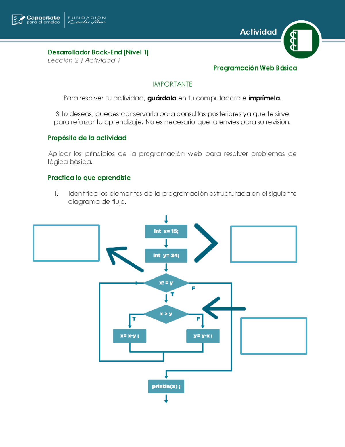 Programación web basica - Actividad Desarrollador Back-End [Nivel 1 ...
