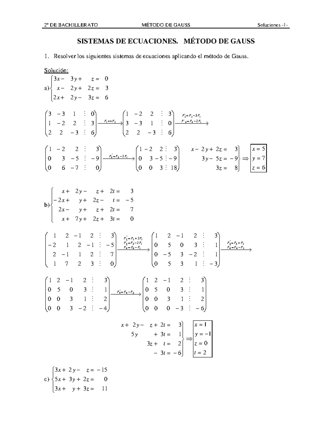 C3a1lgebra 2 - Jjhjhkkjjkkkkkkkkkkkkllk - 2º DE BACHILLERATO MÉTODO DE ...