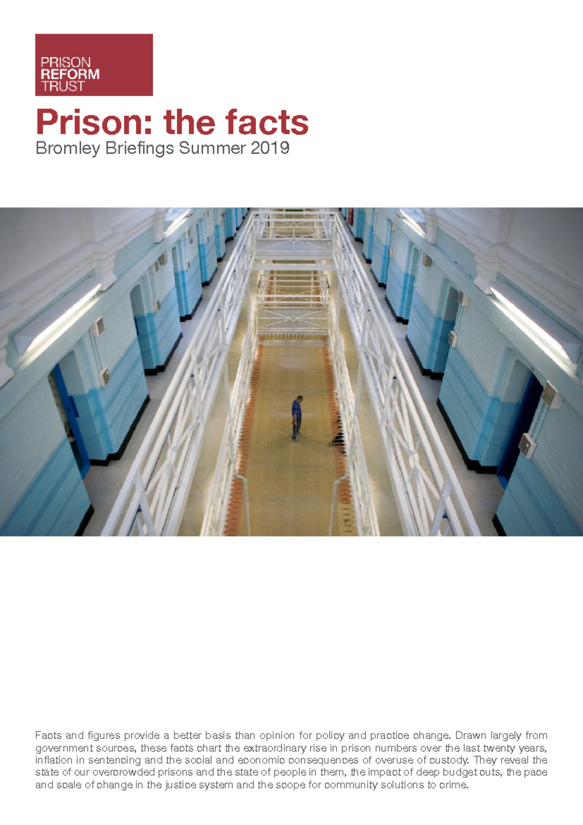 Prison the facts Summer 2019 - Prison: the facts Bromley Briefings ...