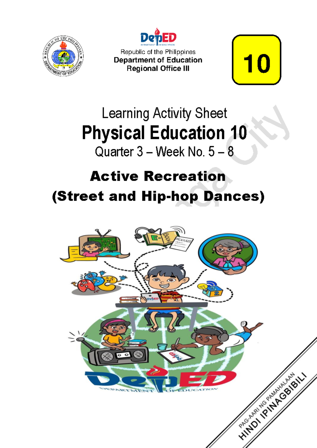 WEEK6-P.E-MOD2-Q3 - OKAY - Learning Activity Sheet Physical Education ...
