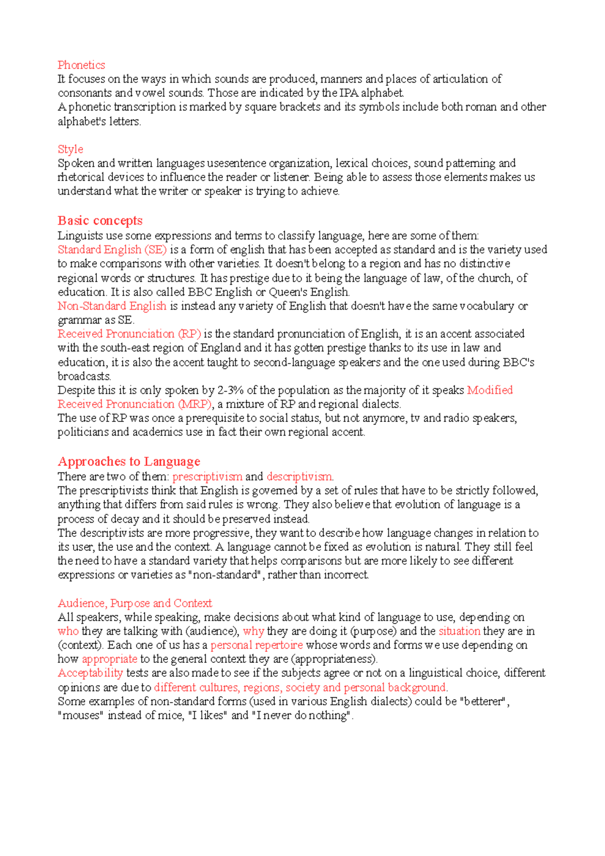 Thorne 1 basic concepts and approaches - Phonetics It focuses on the ...