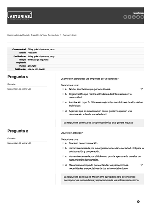 evaluacion y examen de la clase 3 evaluacion 3 - Redes So ASTURIAS f in Corporación ...