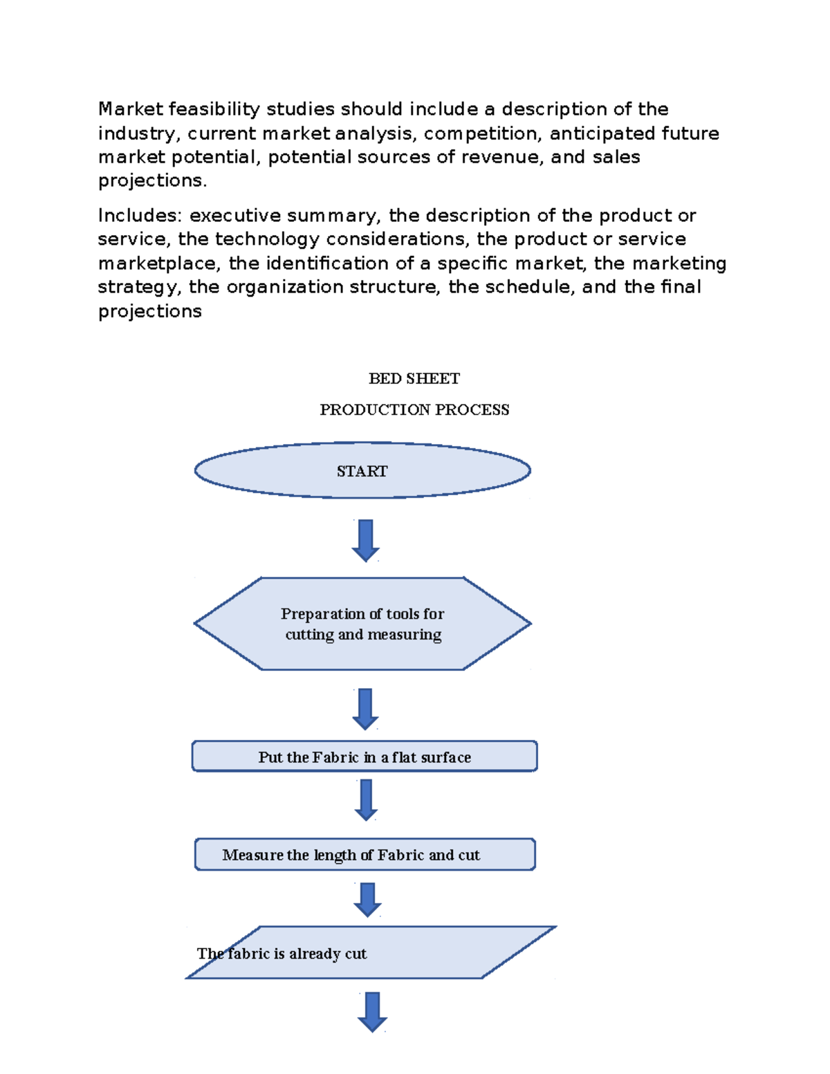 Market Feasibiity and Production Process - Market feasibility studies ...