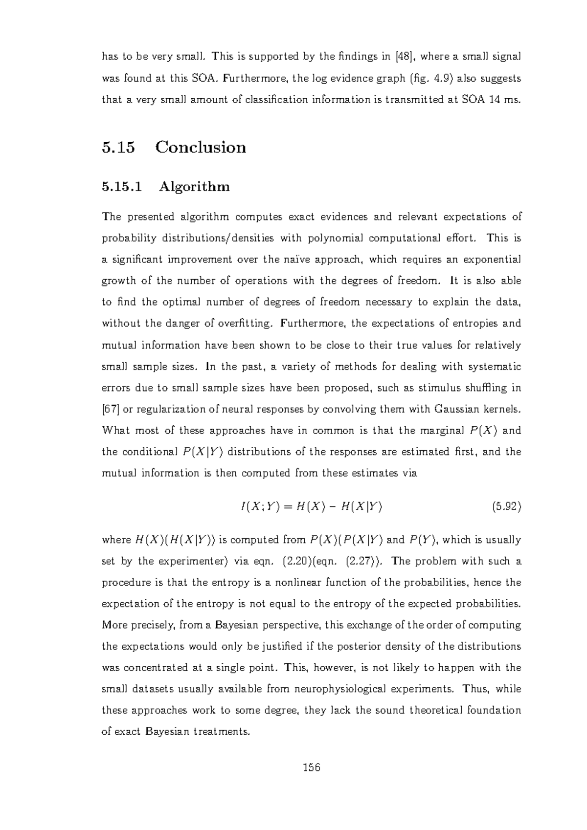 Bayesian Behaviour 18 Has To Be Very Small This Is Supported By The