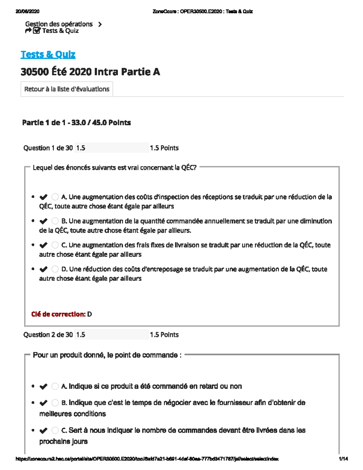 Intra partie A GOL - 3050015 - Studocu