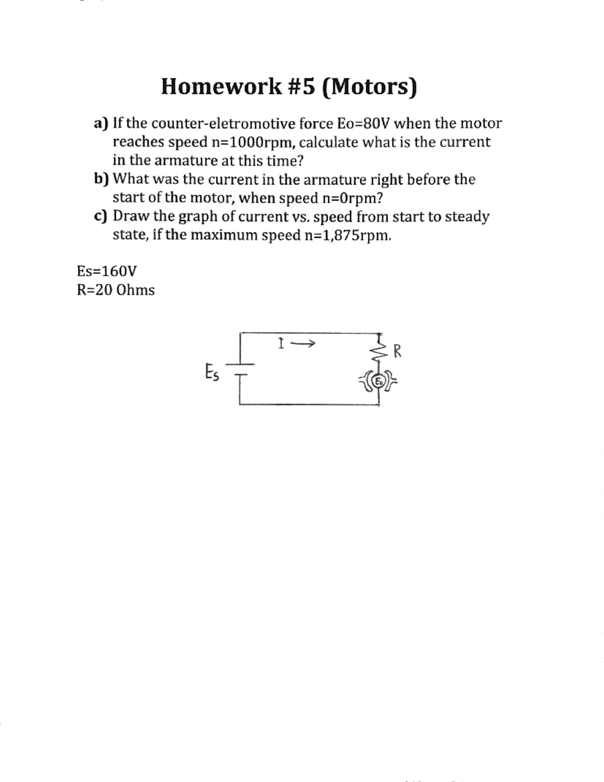 HW#4 Motors - EMT 2320 - Studocu