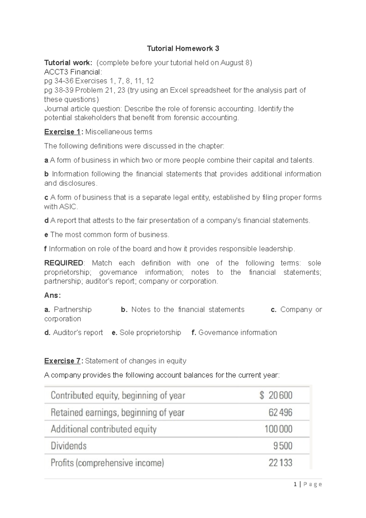 Tutorial Homework 3 - Full explanation and aswer - Tutorial Homework 3 ...