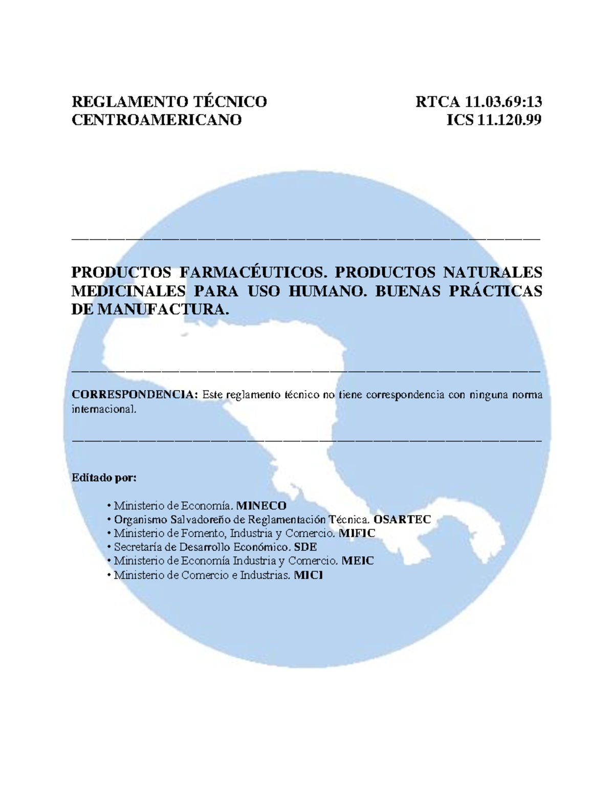 RTCA 11.03.69.13 BPM Prod Naturales, VF Comieco - REGLAMENTO TÉCNICO ...