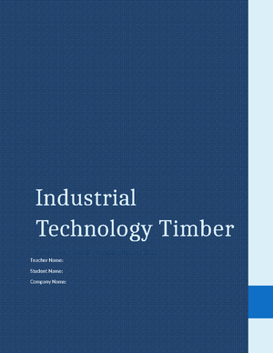 Indt tech timber hsc exam 2010 - 2010 H I G H E R S C H O O L C E R T I ...
