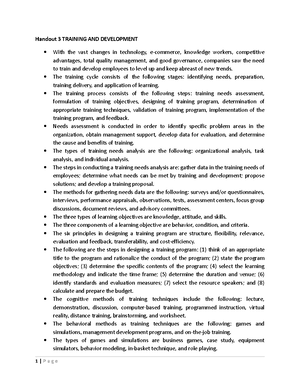 Handout-1-Human-Resource-Planning - Handout 1: Human Resource Planning ...