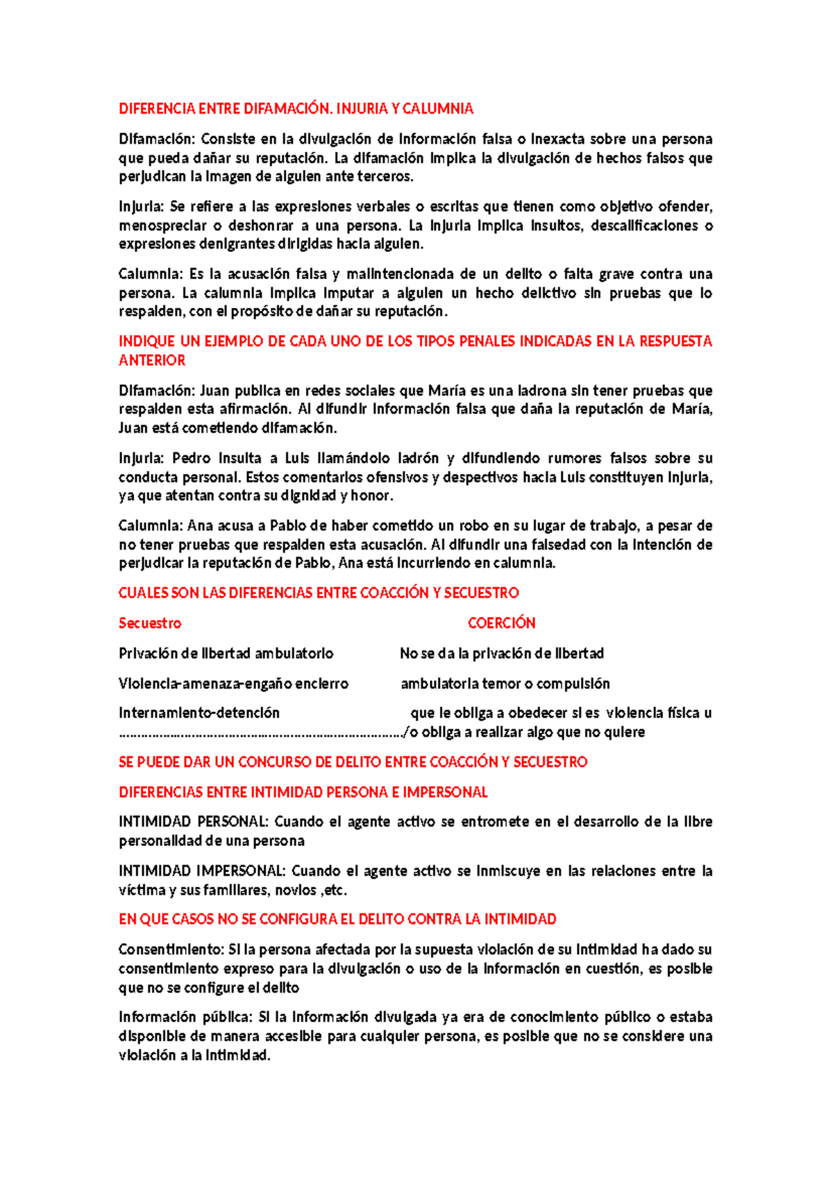 Diferencia Entre Difamación - DIFERENCIA ENTRE DIFAMACIÓN. INJURIA Y CALUMNIA Difamación ...