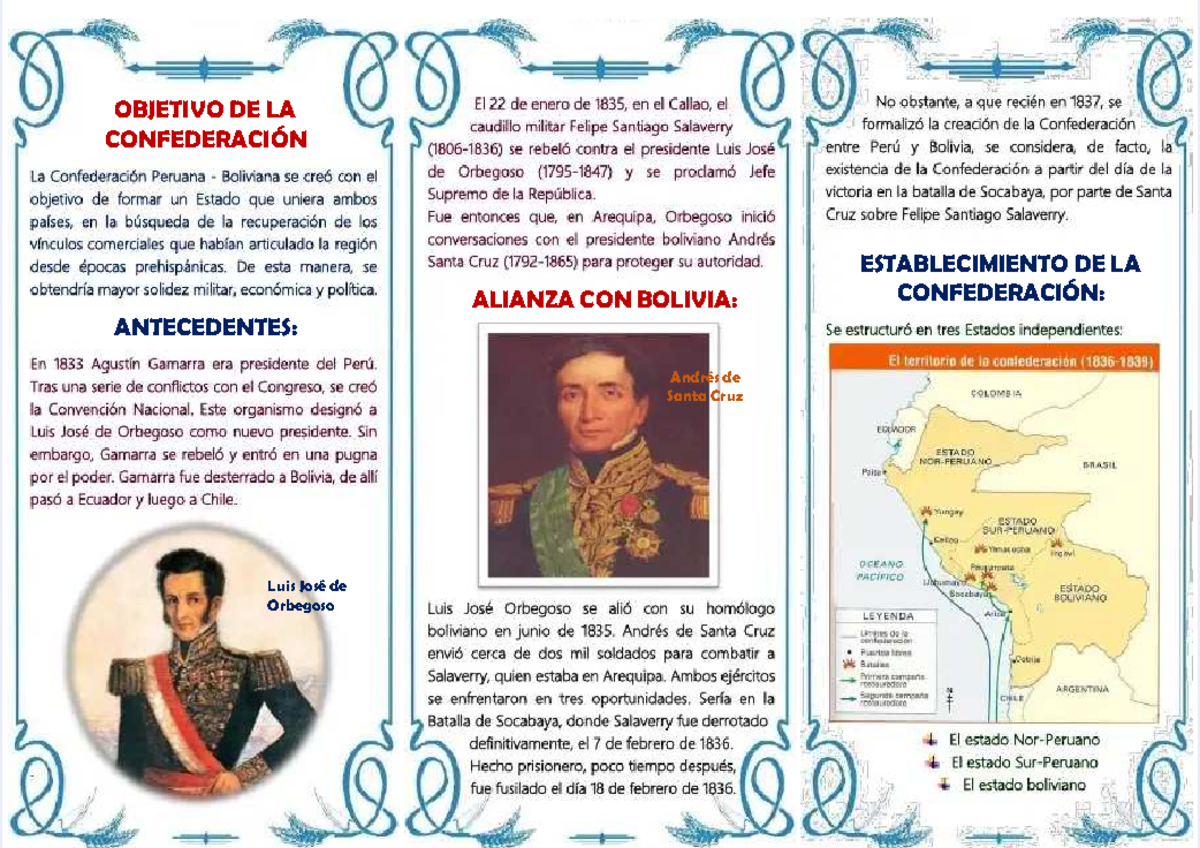 Confederacion-peruano-boliviana - OBJETIVO DE LAOBJETIVO DE LA ...
